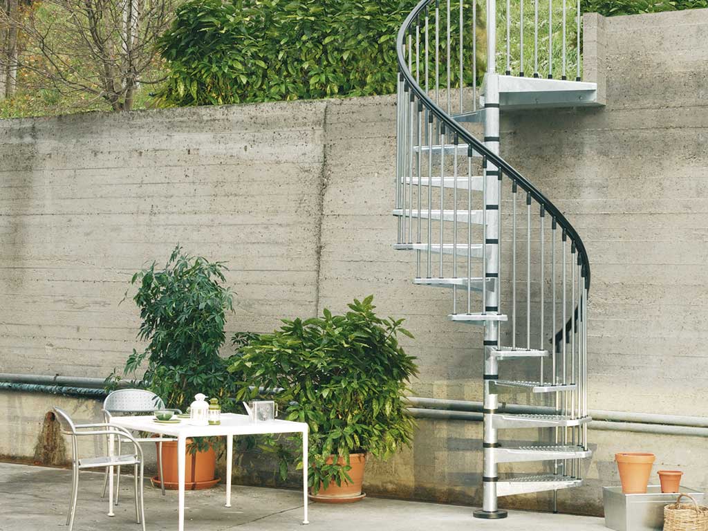 Create a Stylish Outdoor Space with a Spiral Staircase | Paradigm Stairs
