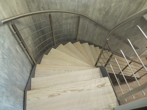 Curved Metal Staircases designed by the experts - Paradigm Stairs